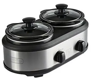 TRU Dual Crock Buffet Slow Cooker - One-color