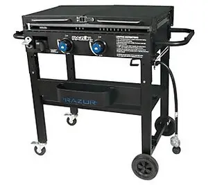 RAZOR 2 Burner Griddle With Foldable Shelves, T Ay