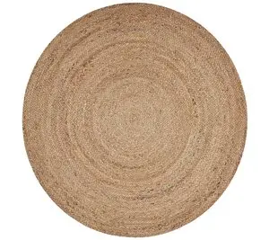 OX BAY TRADING CO. Ox Bay Classic Natural Jute Area Rug 8' Round - One-color