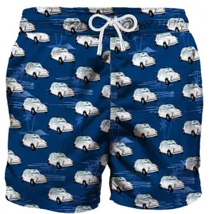 MC2 SAINT BARTH Cars All-over Print Swim Shorts