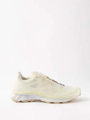 SALOMON Salomon - Xt-6 Mesh Running Trainers - Mens - Cream - Cream