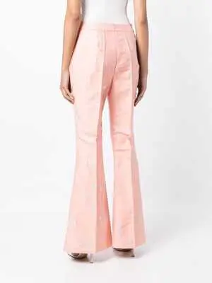 MACGRAW Stereotype Jacquard Flared Trousers