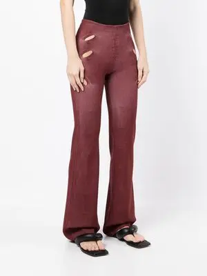 DION LEE Lock Slit Detail Trousers