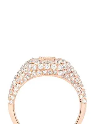 Shay 18k Rose Gold Diamond Baguette Pavé Ring