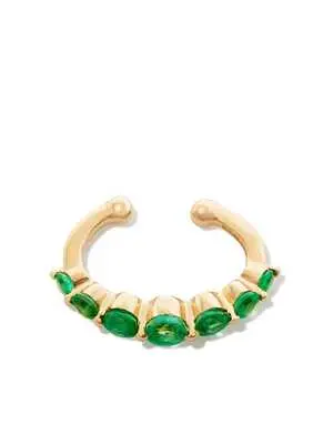 Shay 18kt Yellow Emerald Ear Cuff