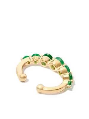 Shay 18kt Yellow Emerald Ear Cuff