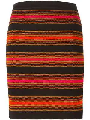 Balmain Striped Mini Skirt