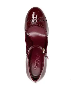 Giambattista Valli 110mm Cut-out Pumps - Red