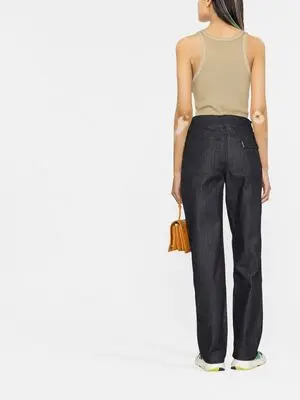 JIL SANDER High-waisted Straight-leg Jeans - Blue
