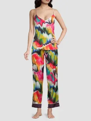 AVERIE Shanaya Iridiana Printed 2-piece Pajama Set