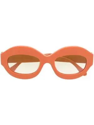 Marni Oval-frame Sunglasses - Orange