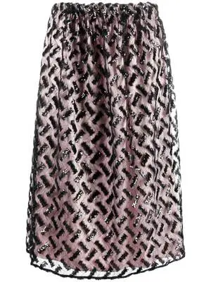 Emporio Armani A-line Mid-length Skirt