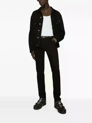 Dolce & Gabbana Logo-appliqué Skinny Jeans