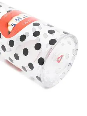 SELETTI Toiletpaper Lips-print Vase - Black