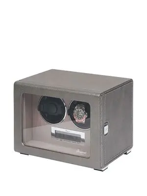 RAPPORT LONDON Quantum Duo Watch Winder - Silver