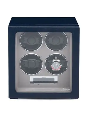 RAPPORT LONDON Quantum Quad Watch Winder - Blue