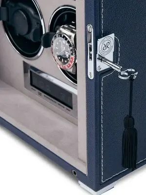 RAPPORT LONDON Quantum Quad Watch Winder - Blue