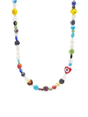 NIALAYA JEWELRY Nialaya Jewelry Mushroom Pearl Choker Necklace Multicolour