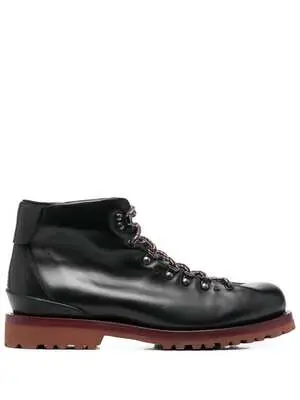 BUTTERO® Lace-up Ankle Boots - Black