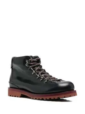 BUTTERO® Lace-up Ankle Boots - Black