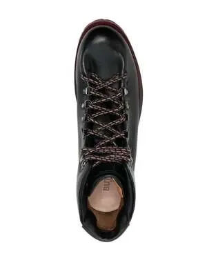 BUTTERO® Lace-up Ankle Boots - Black