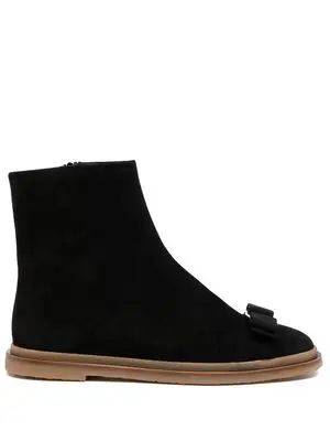 FERRAGAMO Varina Winter Ankle Boots - Black