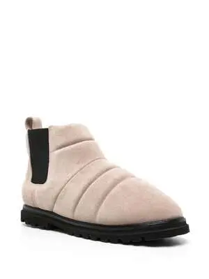 Nanushka Quilted Chelsea Boots - Neutrals