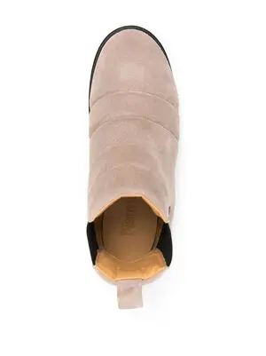 Nanushka Quilted Chelsea Boots - Neutrals