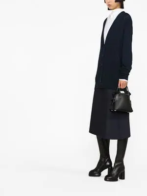 MAISON MARGIELA V-neck Wool-blend Cardigan