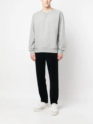 Carhartt Work In Progress Logo Patch Cotton Blend Track Pants