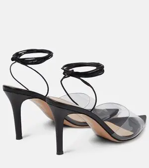 GIANVITO ROSSI Skye 85 Pvc And Leather Sandals