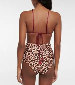 Johanna Ortiz Leopard-print Bikini Bottom