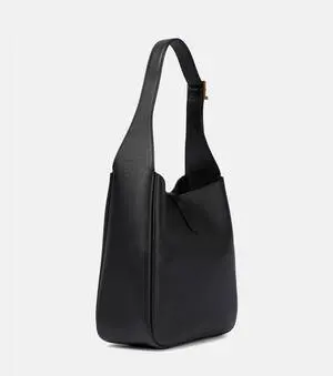Saint Laurent Le 5 À 7 Small Leather Shoulder Bag - Black
