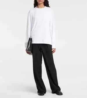 THE ROW Ciles Long-sleeved Top - White