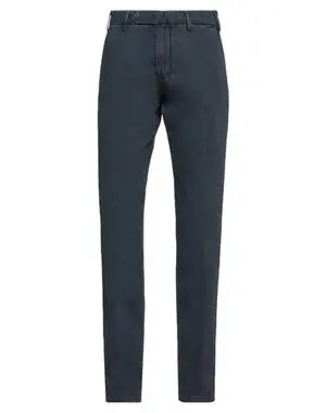 LUIGI BORRELLI NAPOLI Pants Size Cotton - Navy Blue