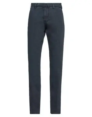 LUIGI BORRELLI NAPOLI Pants Size Cotton - Navy Blue