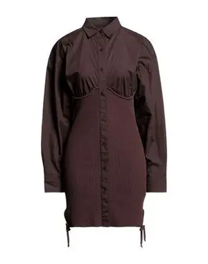 ANDREĀDAMO Mini Dress - Brown