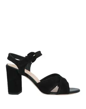 TOD'S Leather Sandals - Black