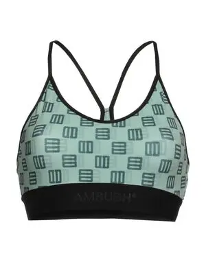 AMBUSH Logo-print Sports Top - Sage Green