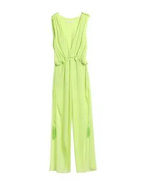 BABYLON BABYLON Crepe Jumpsuit Green