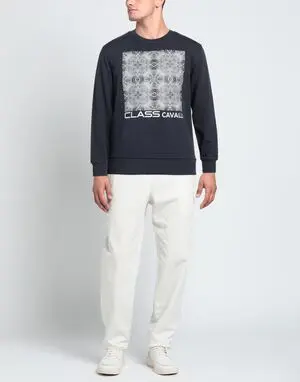 Roberto Cavalli Cotton Sweatshirt With Graphic Print