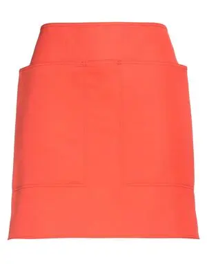 Max Mara Mini Cotton Pencil Skirt - Orange
