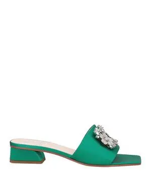 ROGER VIVIER Textile Sandals - Green