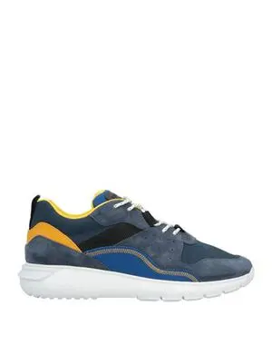Hogan Low-top Sneakers With Cleated Rubber Sole - Blue