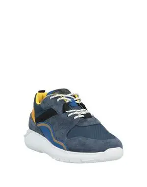 Hogan Low-top Sneakers With Cleated Rubber Sole - Blue