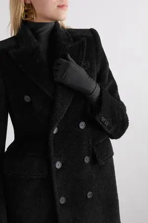 Balenciaga Hourglass Double-breasted Wool-blend Twill Coat