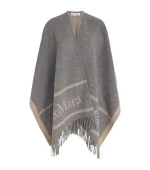 Max Mara Max Mara Cashmere Scarf Grey
