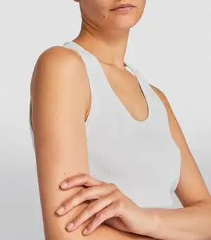 Bottega Veneta Stretch-cotton Tank Top - White