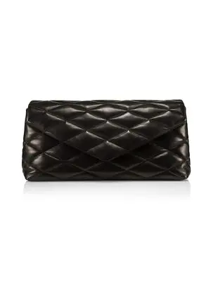 Saint Laurent Saint Laurent Cassandre Chain Wallet Nero