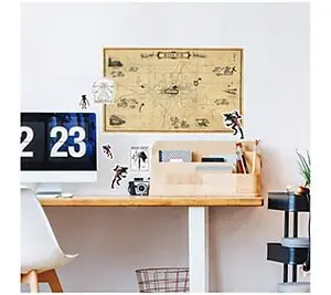 ROOMMATES Stranger Things Dry Erase Hawkins Map Peel And Stick